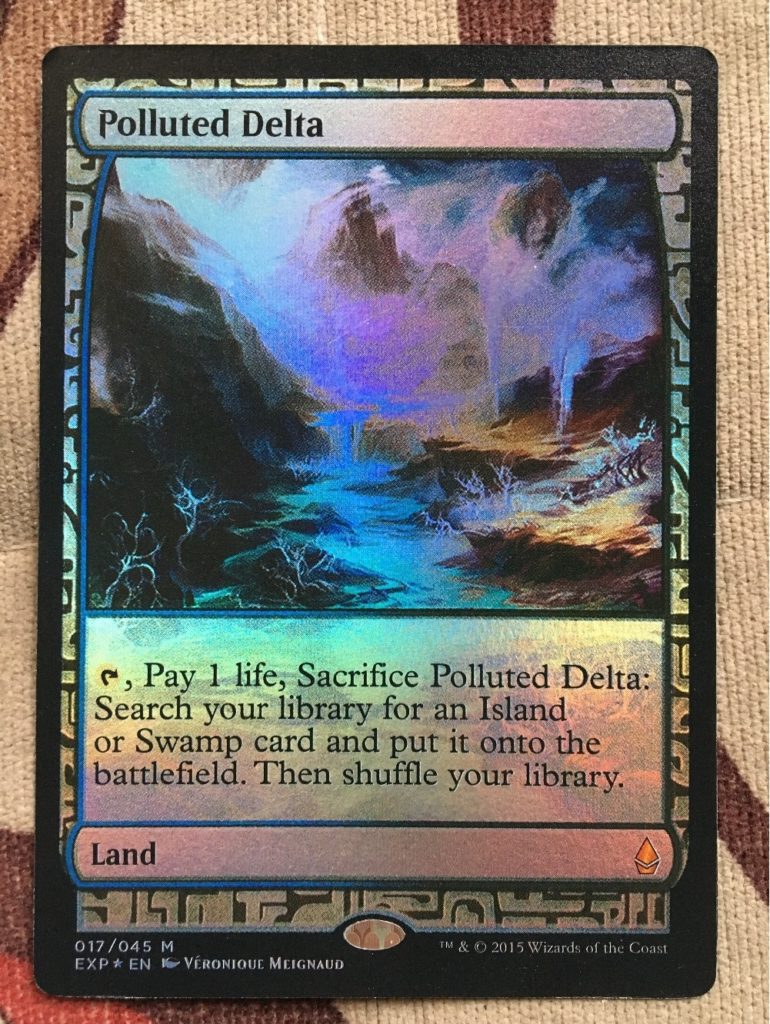 Foil Polluted Delta - MtgProxy